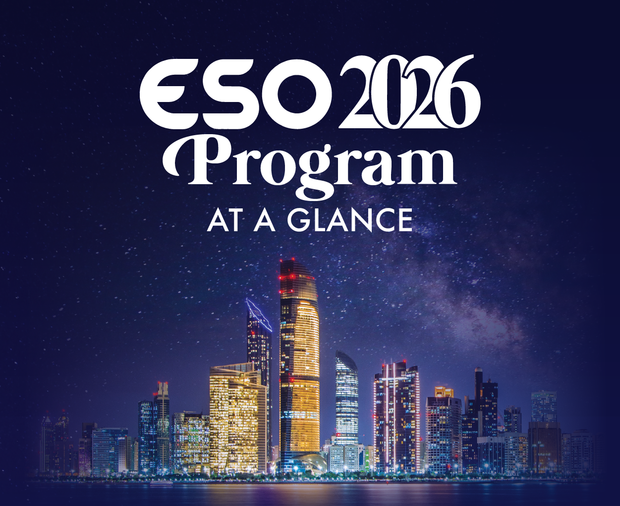 Program At A Glance 2026 – ESO2026